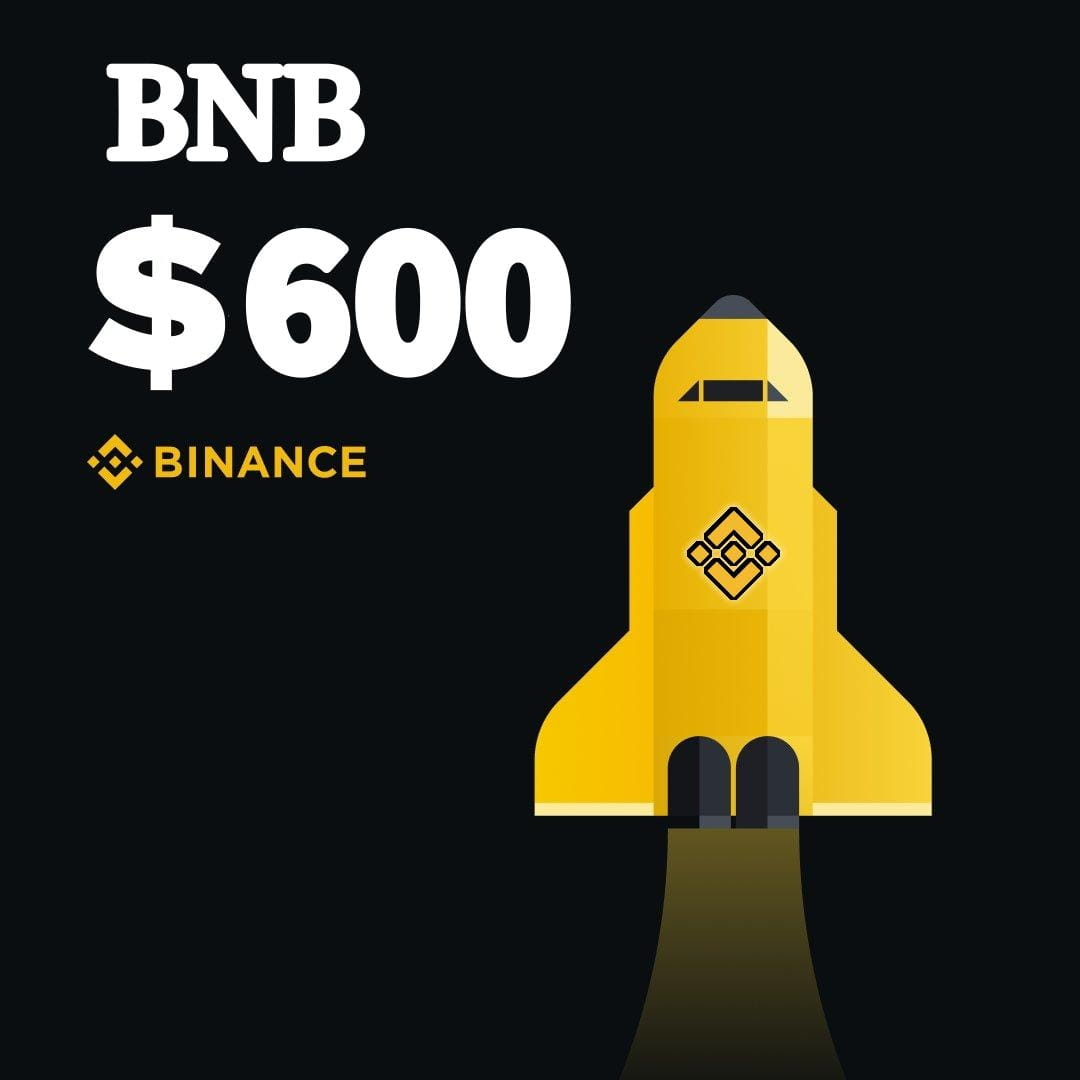 #BNB‬ broke through the 600 mark! #点个关注↗️不迷路 $BNB A perf | Crypto刘 on Binance Square