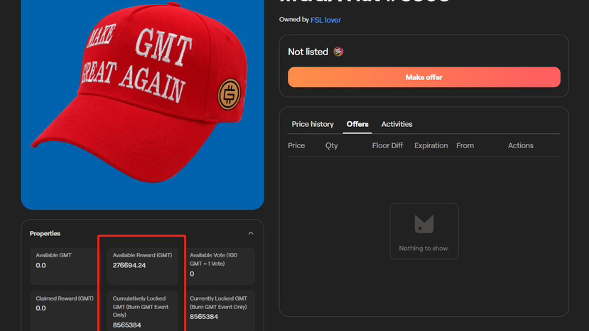 GMT Staking First Day Annualized 1179%! Cast a vote to receive a Little ...