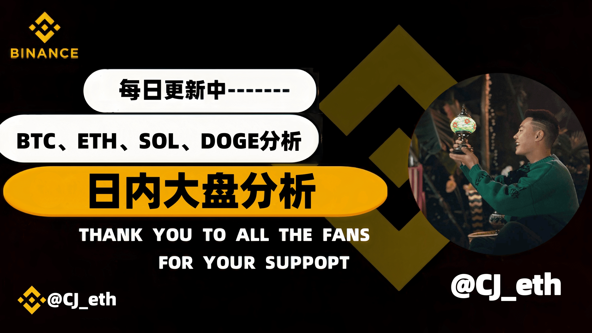 [2024.12.17 BTC, ETH, DOG, SOL evening market analysis] | 交易员-长江 on ...