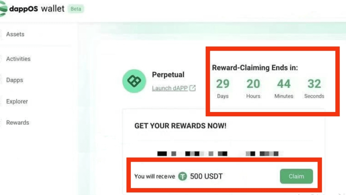 If you didn't receive the 500U from the dappOS official website task, don't miss the intentEX ...