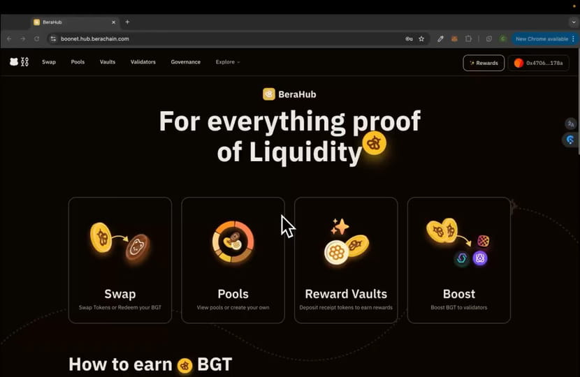 [Tutorial] Earn #BGT by providing liquidity on BeraHub #berachian | 小树苗 Berachain on Binance Square