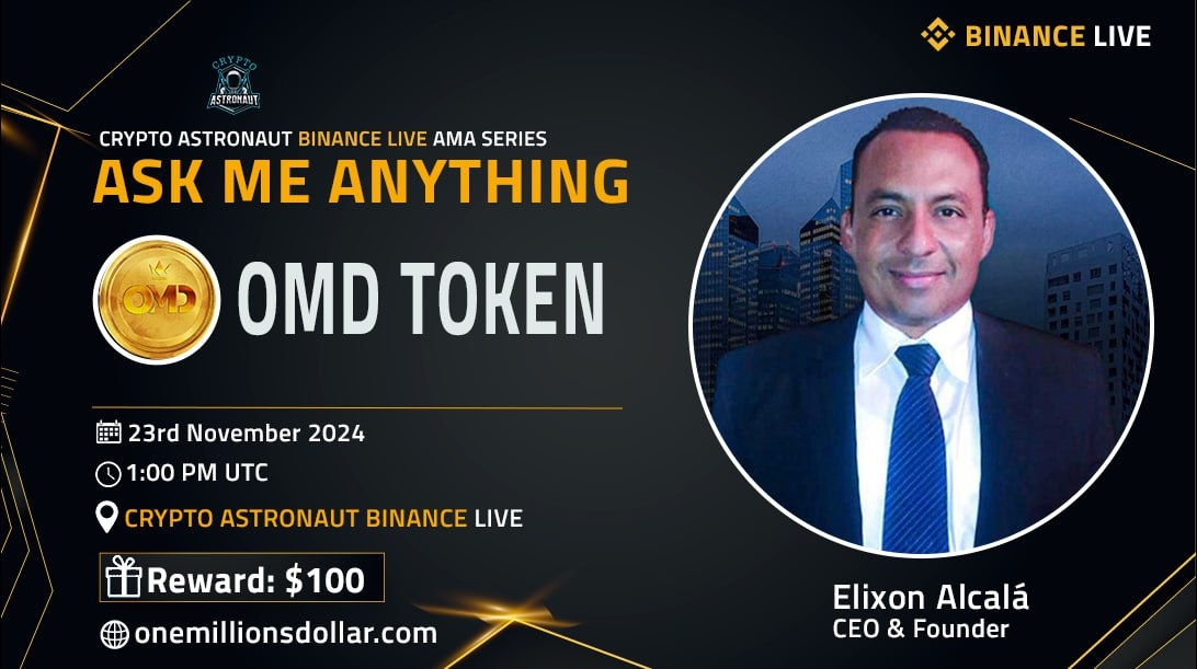 Crypto Astronaut Host AMA With OMD TOKEN | Binance Live